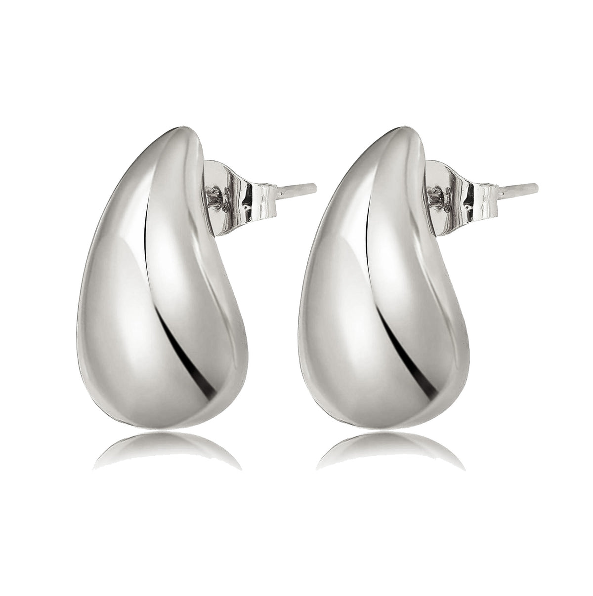 Jmtth Almond Earrings Silver – jmt.th